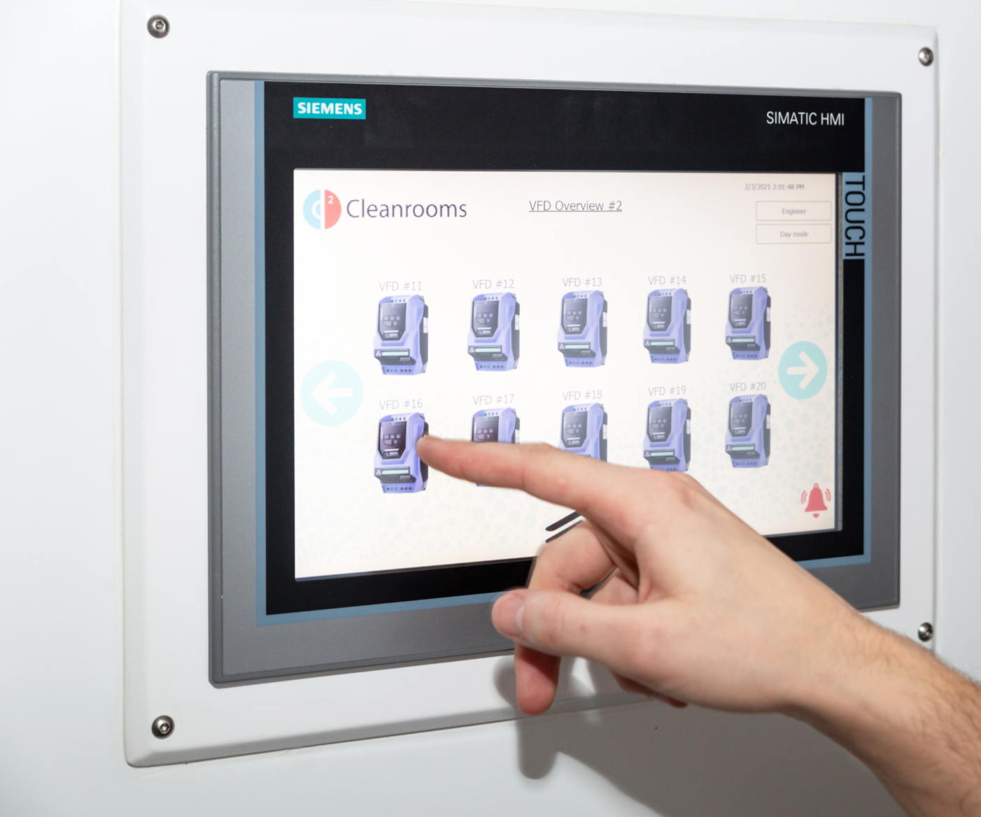 Cleanroom Environmental Control System - Connect 2 Cleanrooms