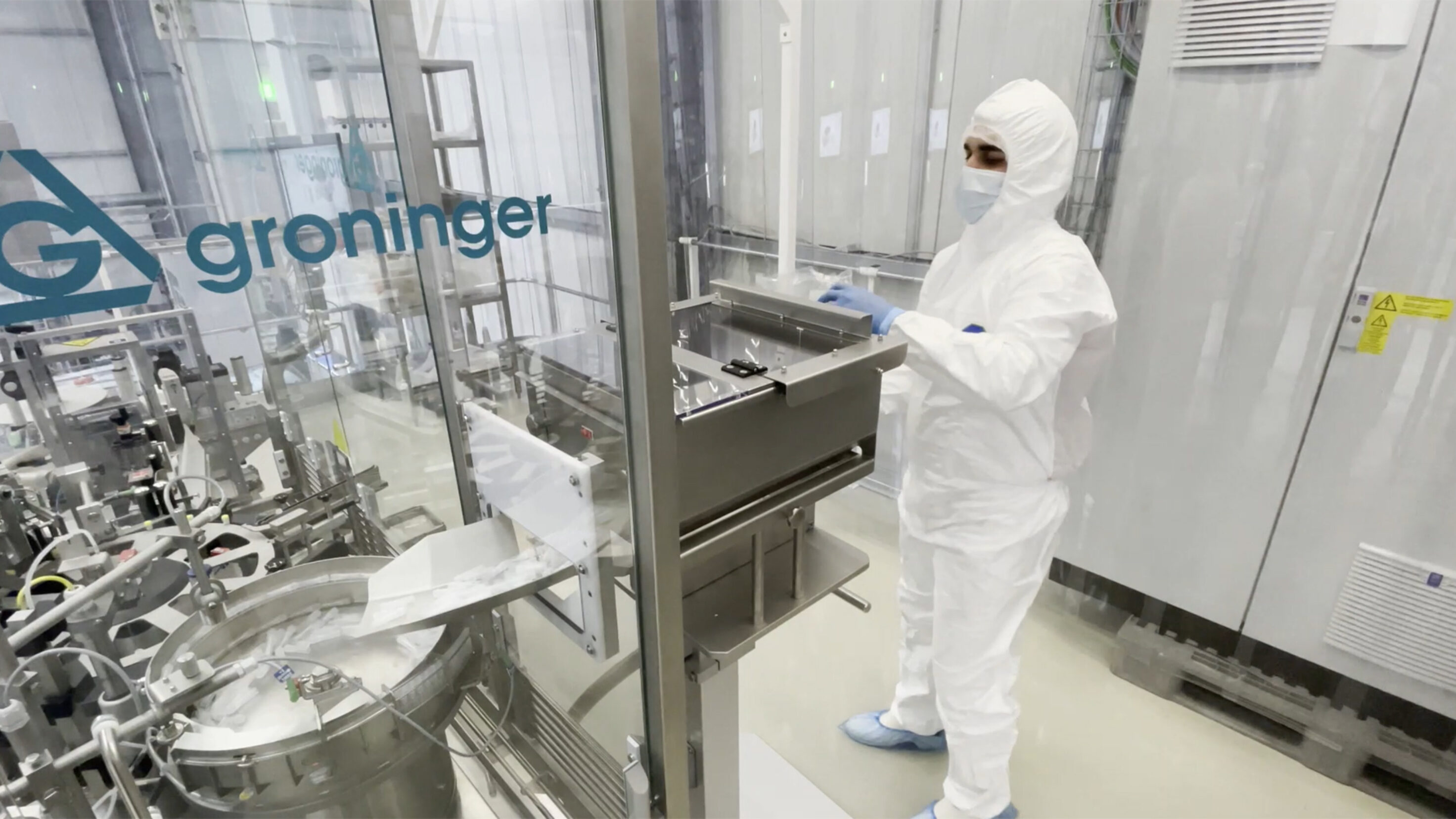 Softwall cleanroom build for PCR test filling line | Connect 2 Cleanrooms